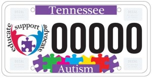 Autism Awareness License Plates Available - TN Arts Commission — TN ...